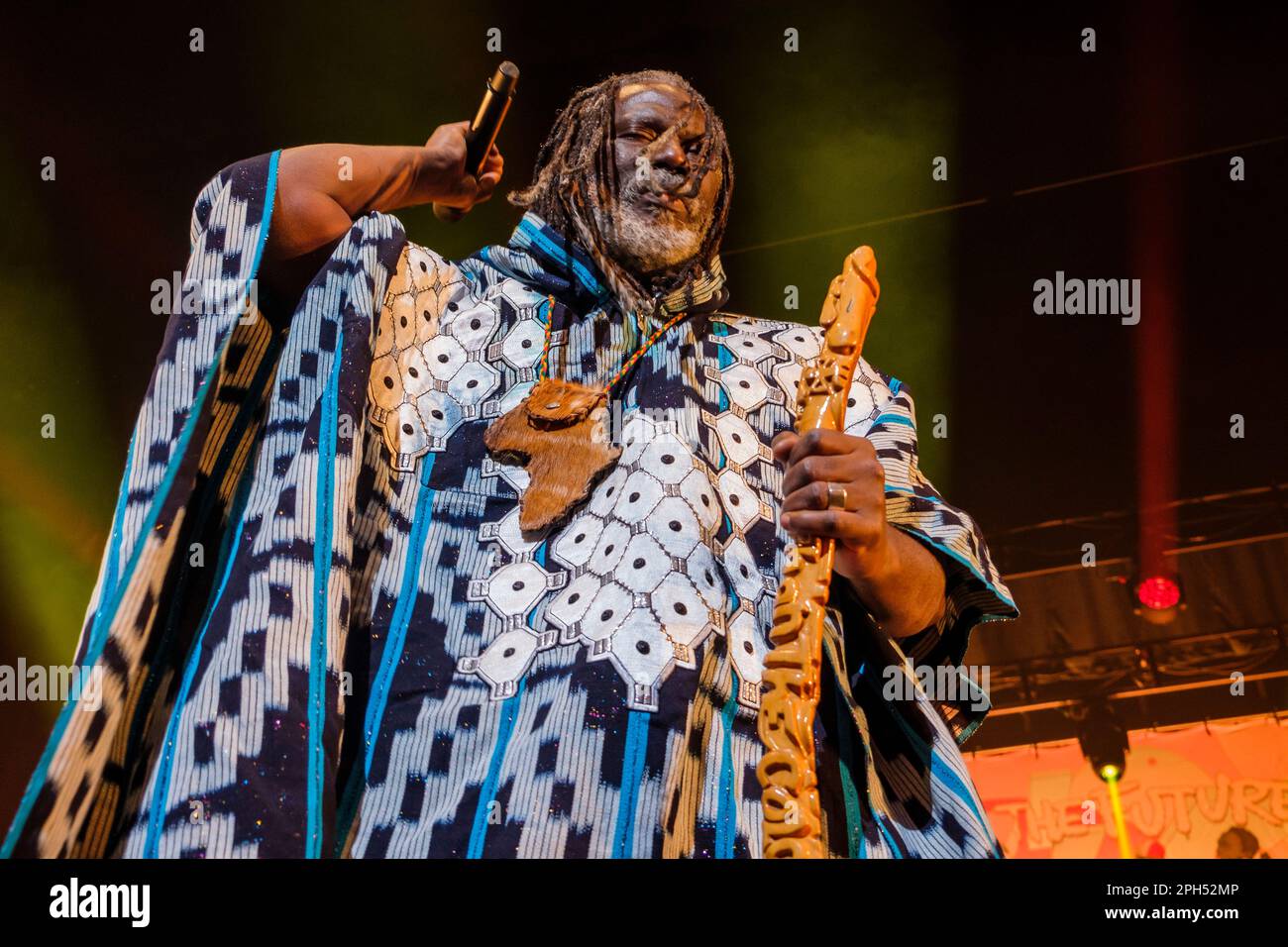 The ivorian reggae singer Tiken Jah Fakoly performs live in Brussels ...