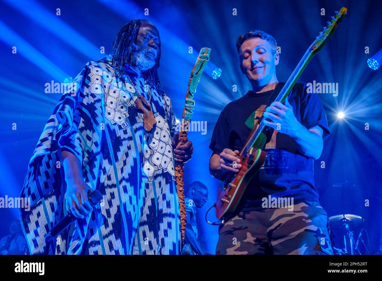 The ivorian reggae singer Tiken Jah Fakoly performs live in Brussels ...