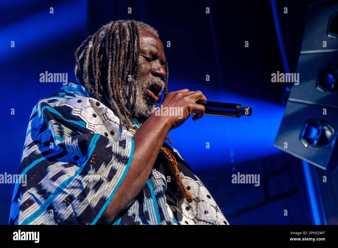 The ivorian reggae singer Tiken Jah Fakoly performs live in Brussels ...