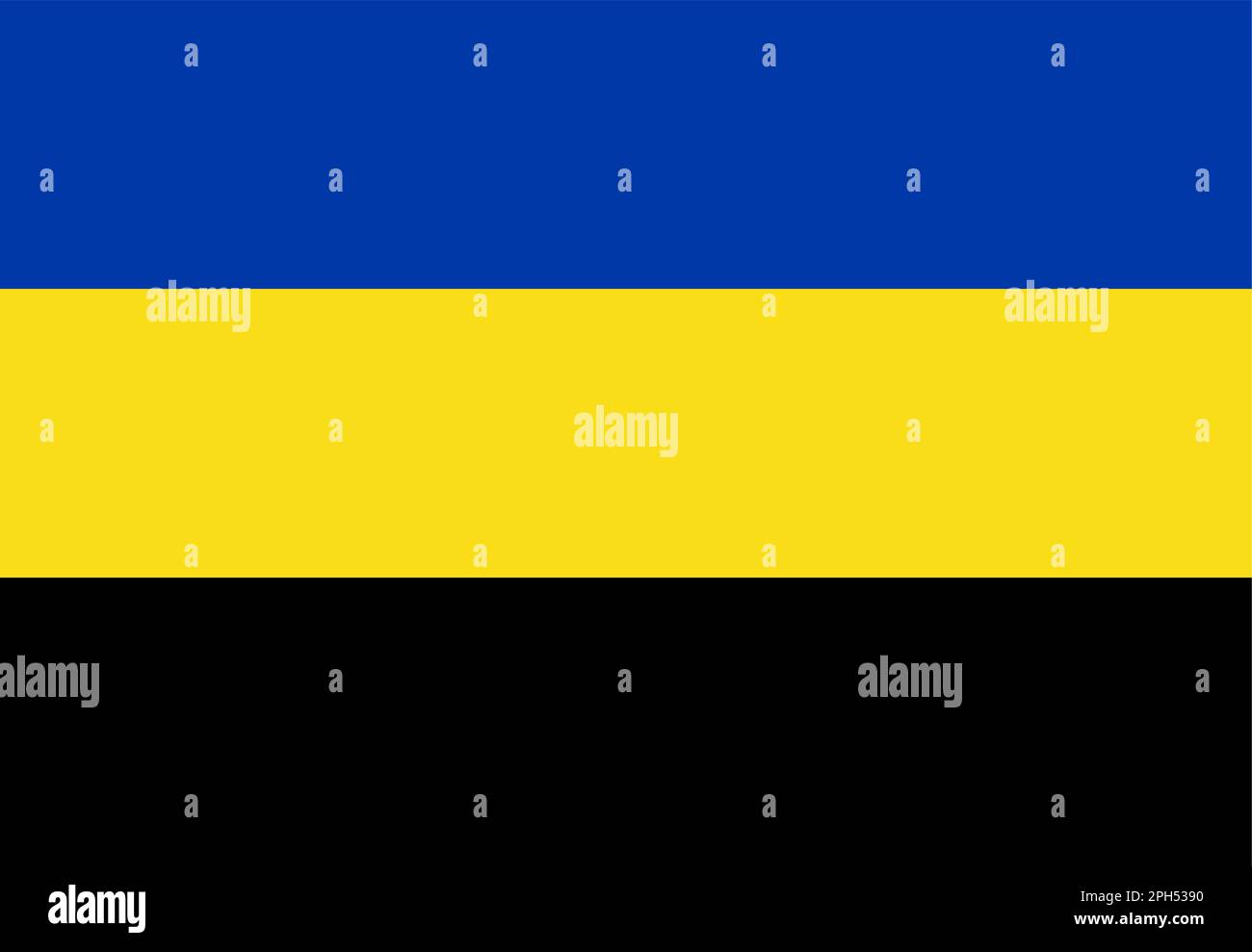 Flag of Gelderland province (Kingdom of the Netherlands, Holland ...