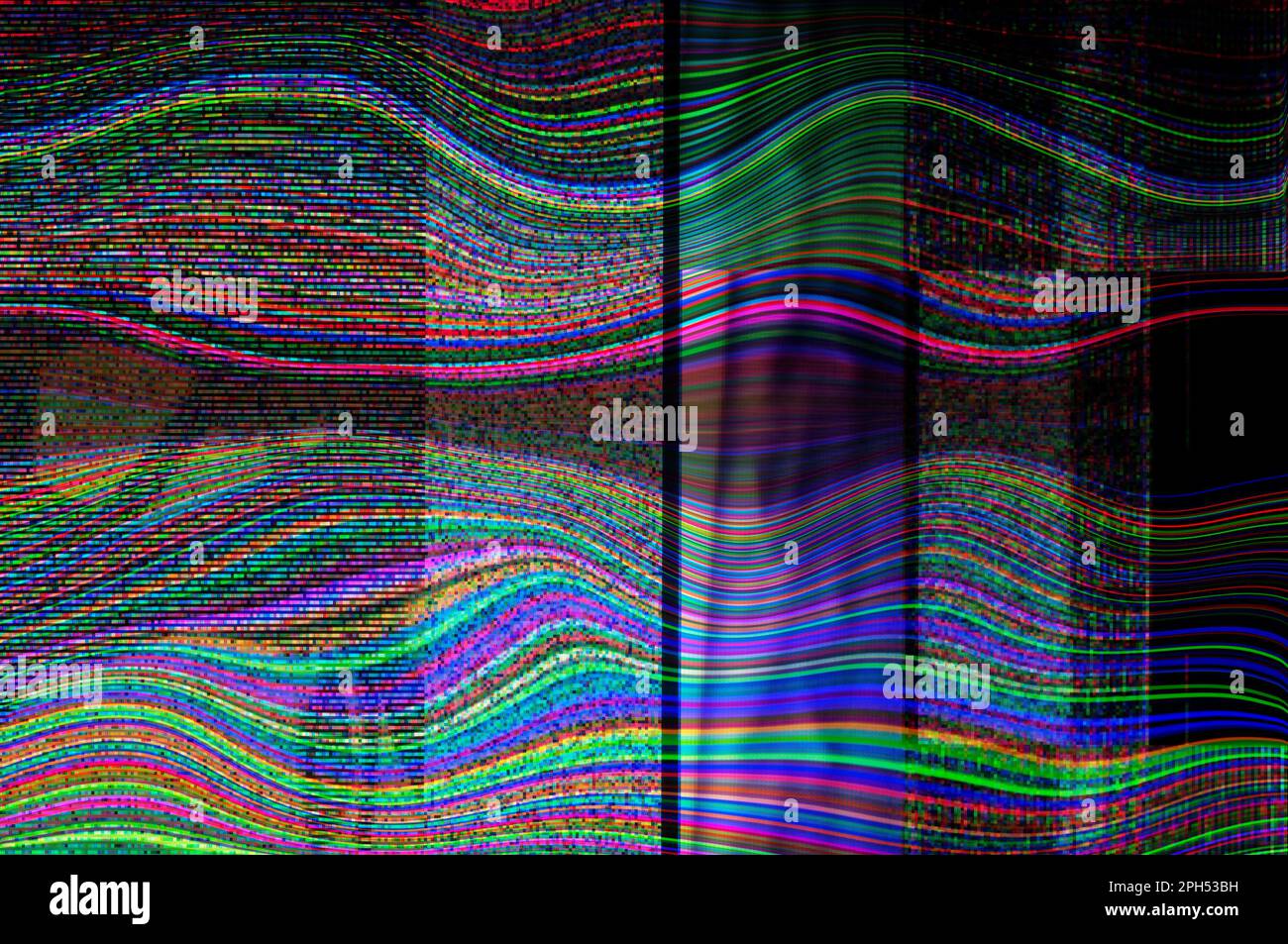 Abstract minimalistic background of a digital wave pattern Stock Photo ...