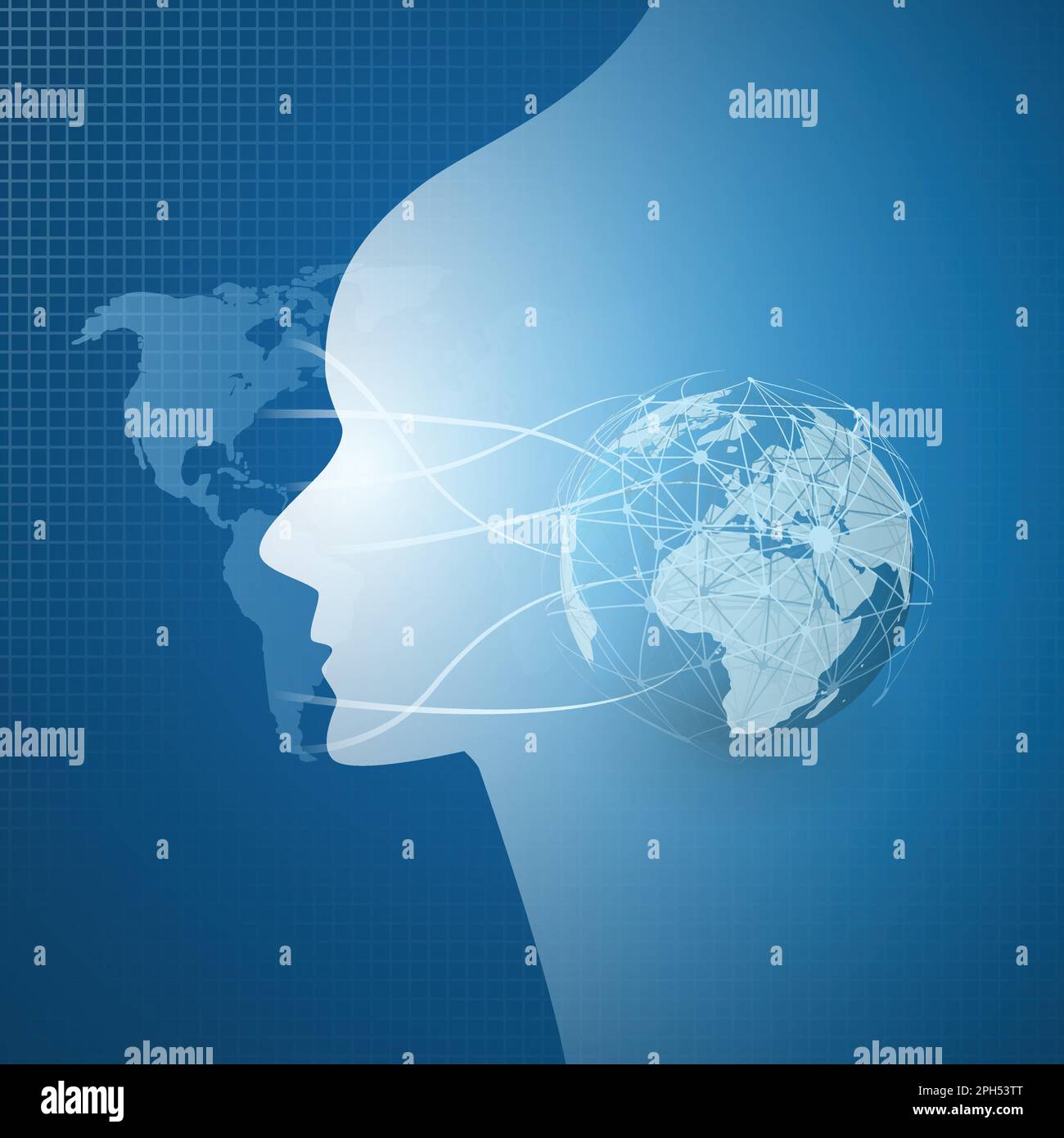 Modern Style Futuristic Machine Learning, Artificial Intelligence, Cloud Computing and IoT ...