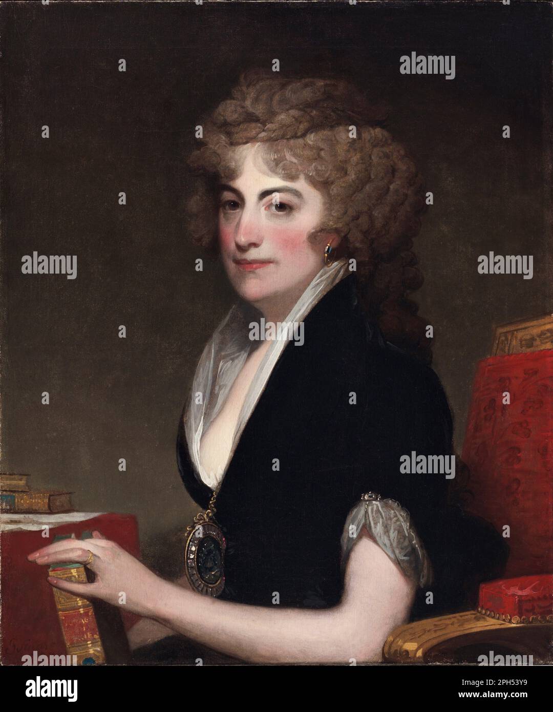 Portrait of Anne Willing Bingham 1797 by Gilbert Stuart Stock Photo - Alamy