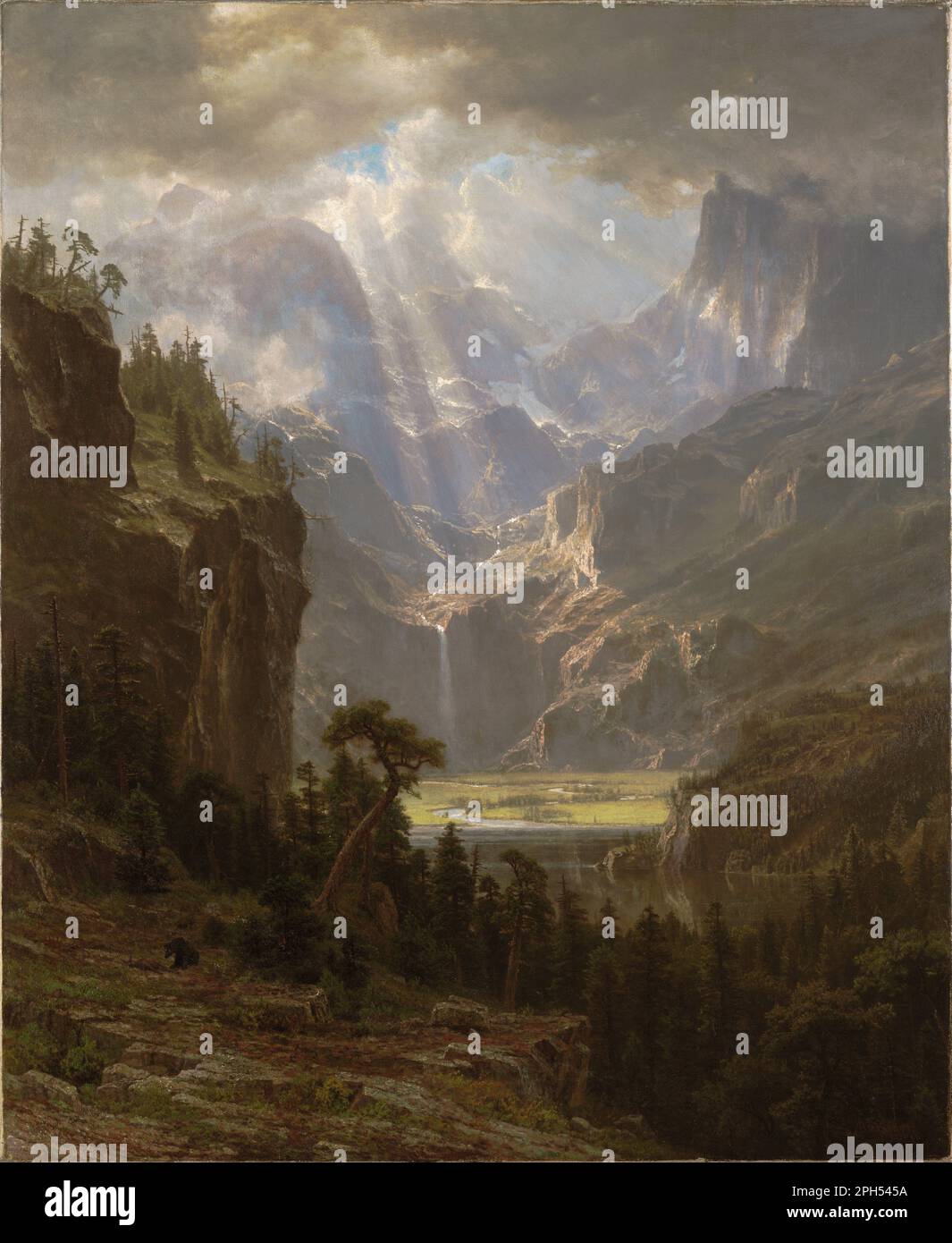 Rocky Mountains Lander S Peak 1863 By Albert Bierstadt Stock Photo