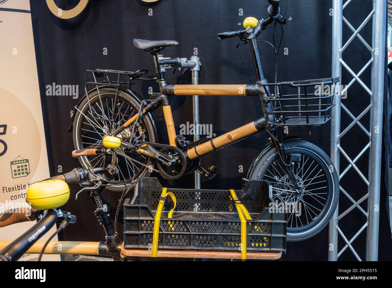 Exposition of different kind of bicycle at the Bike Brussels - View and ...