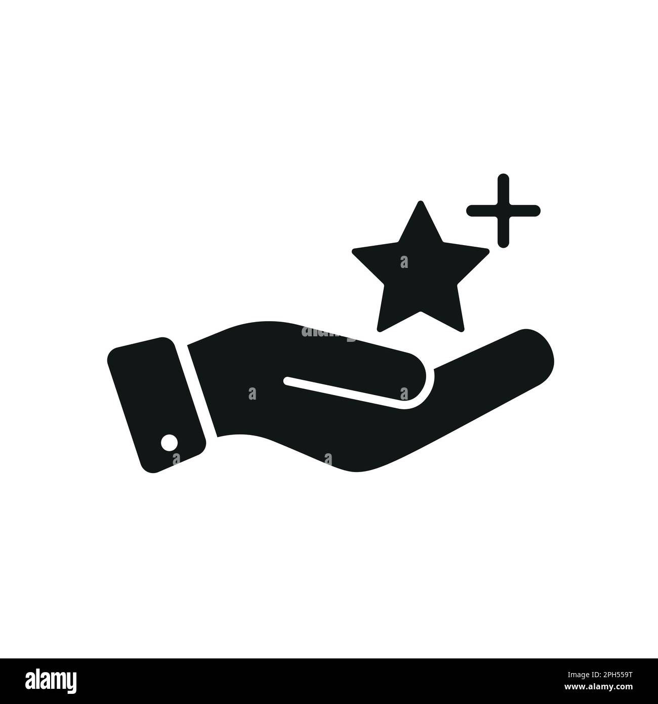 Value-added icon. Service offer symbol . line icon isolated on white ...