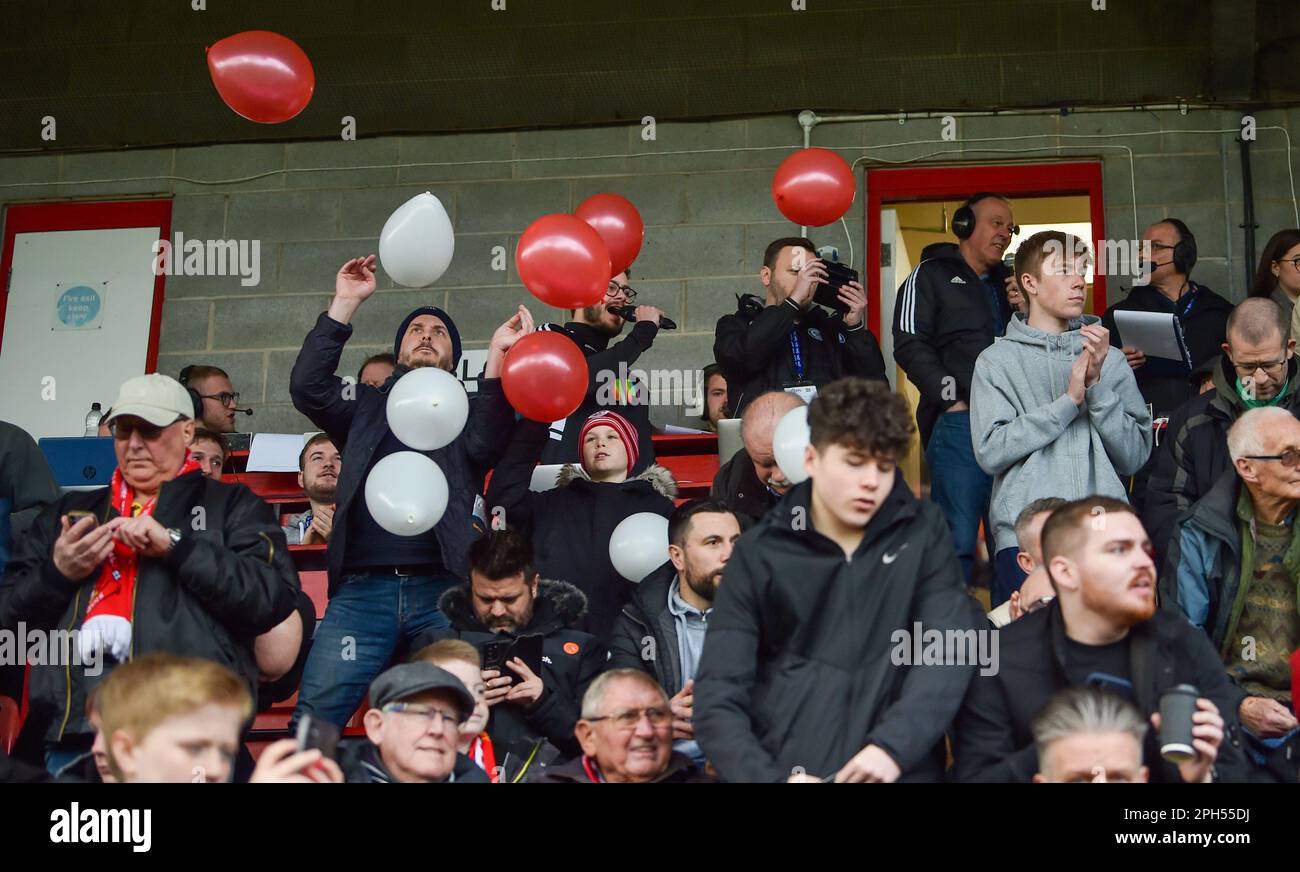 Football stadium balloons hi-res stock photography and images - Alamy