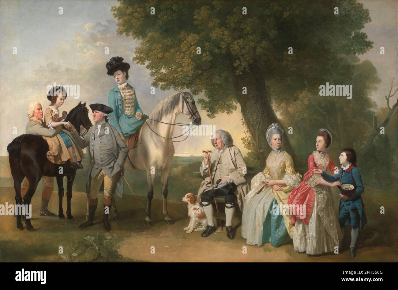 The Drummond Family circa 1769 by Johan Joseph Zoffany Stock Photo - Alamy