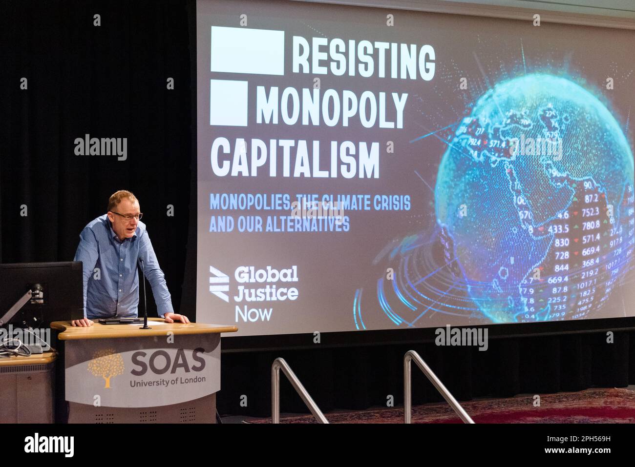 London, UK. 25 March 2023. Conference ‘Resisting Monopoly Capitalism ...