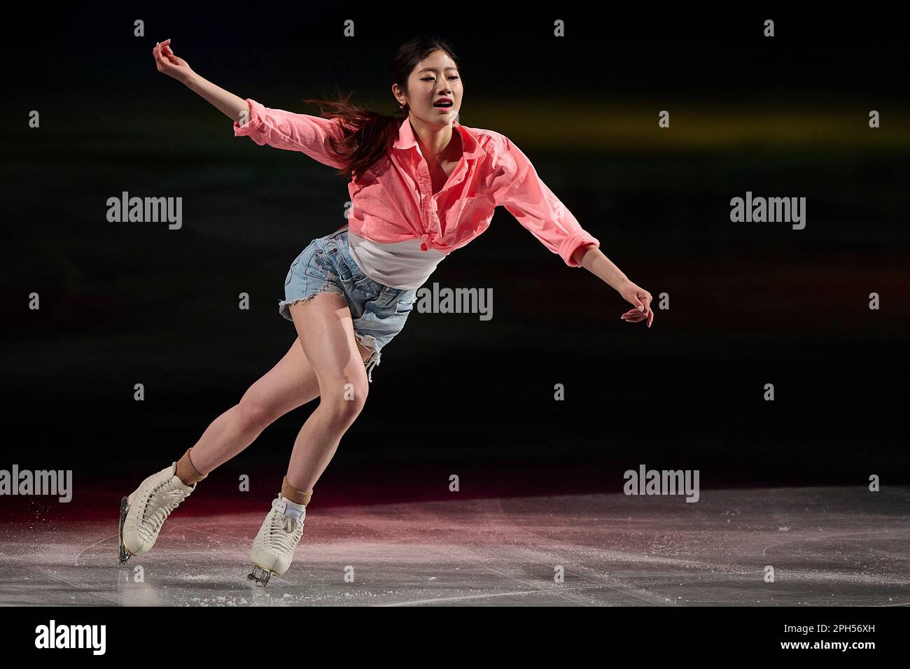 Saitama, Japan. 26th Mar, 2023. Lee Haein of South Korea performs ...