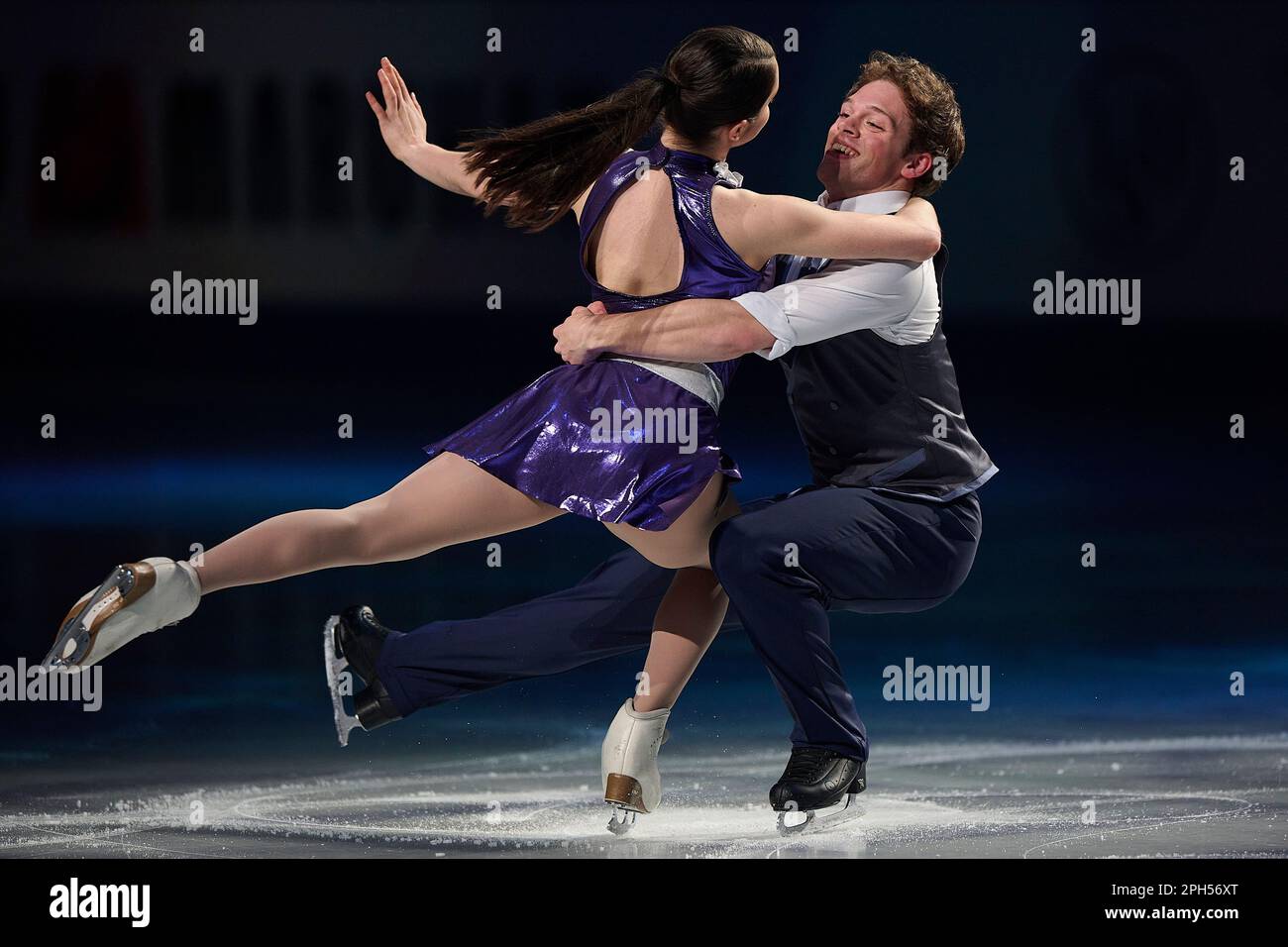 Saitama, Japan. 26th Mar, 2023. Caroline Green (L)/Michael Parsons of ...