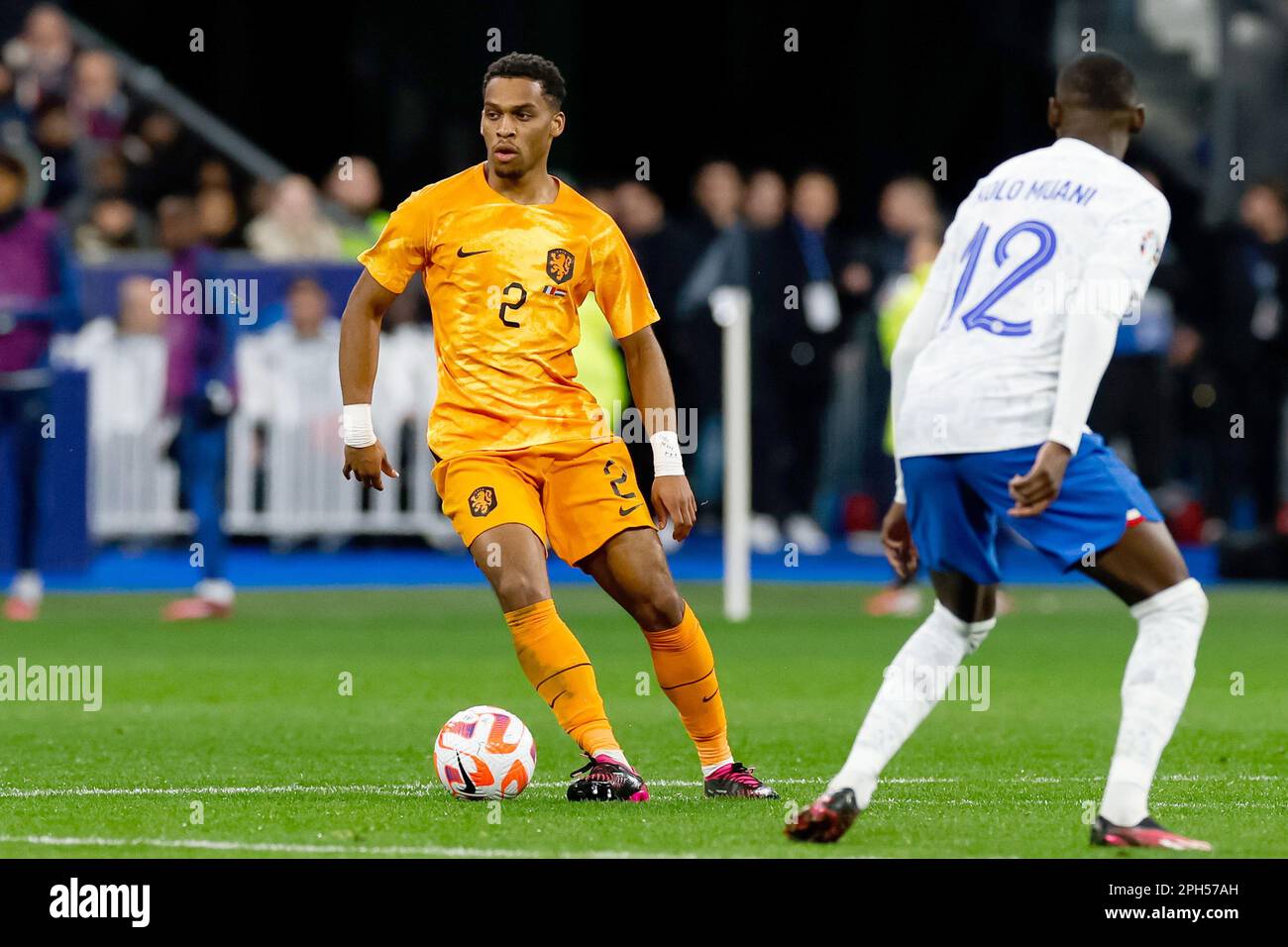 Jurrien Timber of the Netherlands during the UEFA Euro 2024, European ...