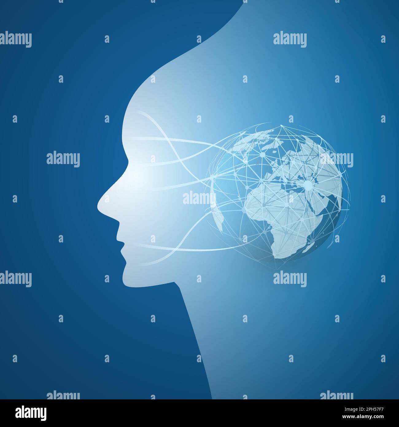 Modern Style Futuristic Machine Learning, Artificial Intelligence ...