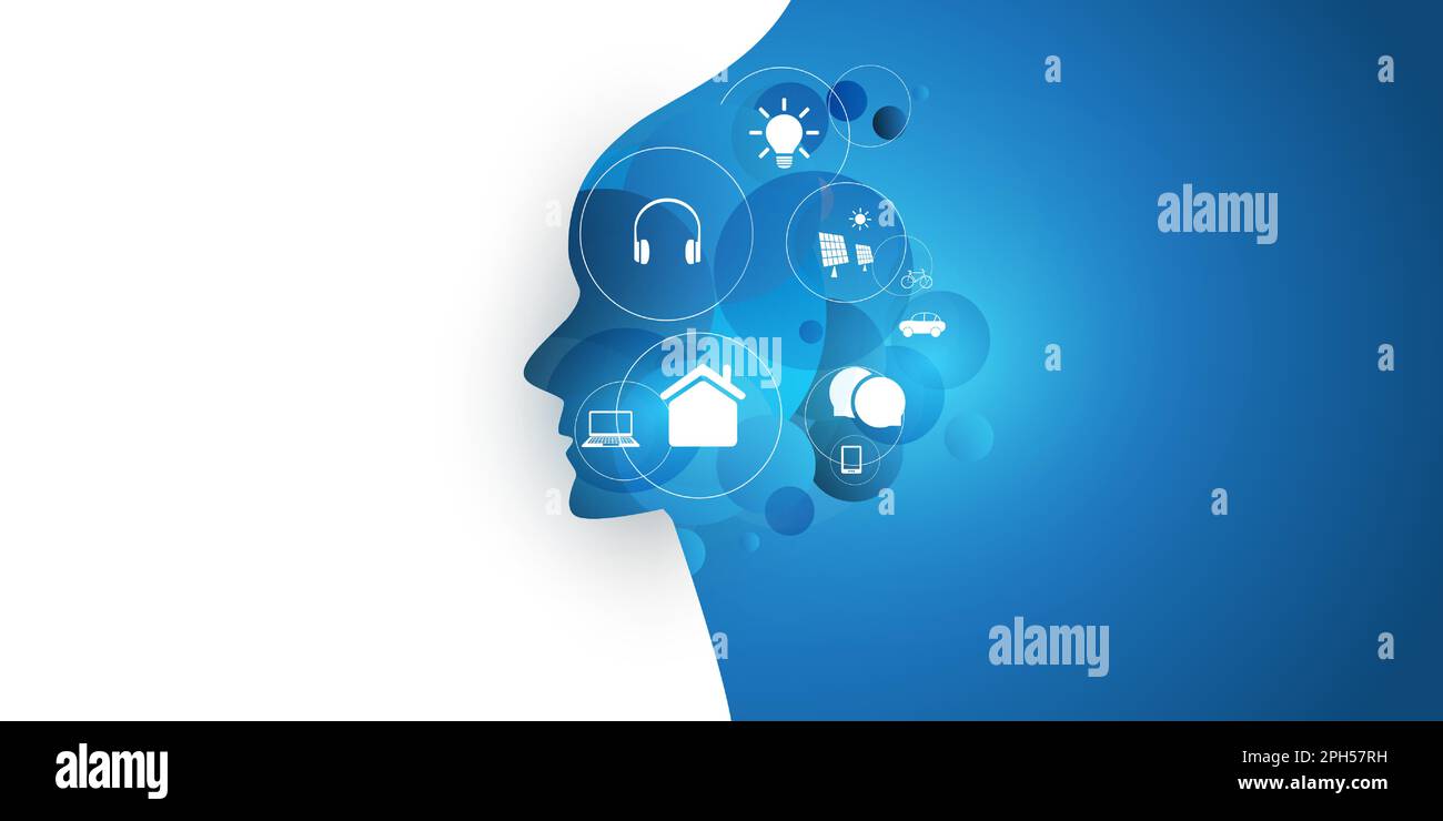 Abstract Technology, Machine Learning, Artificial Intelligence, Cloud Computing, Automated ...