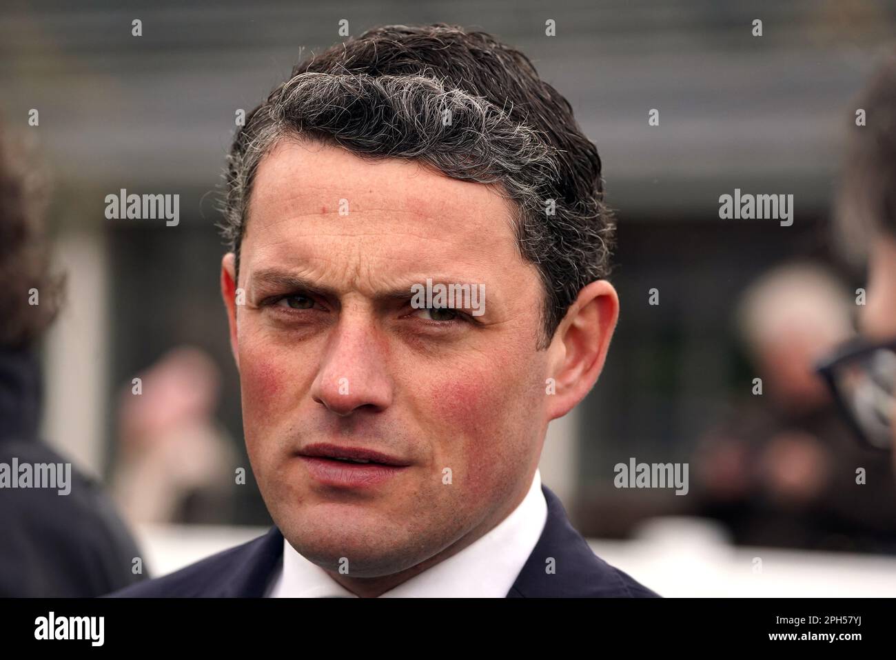 Trainer Michael O'Callaghan after winning the Kuroshio At Compas Stallions Maiden with Red ...