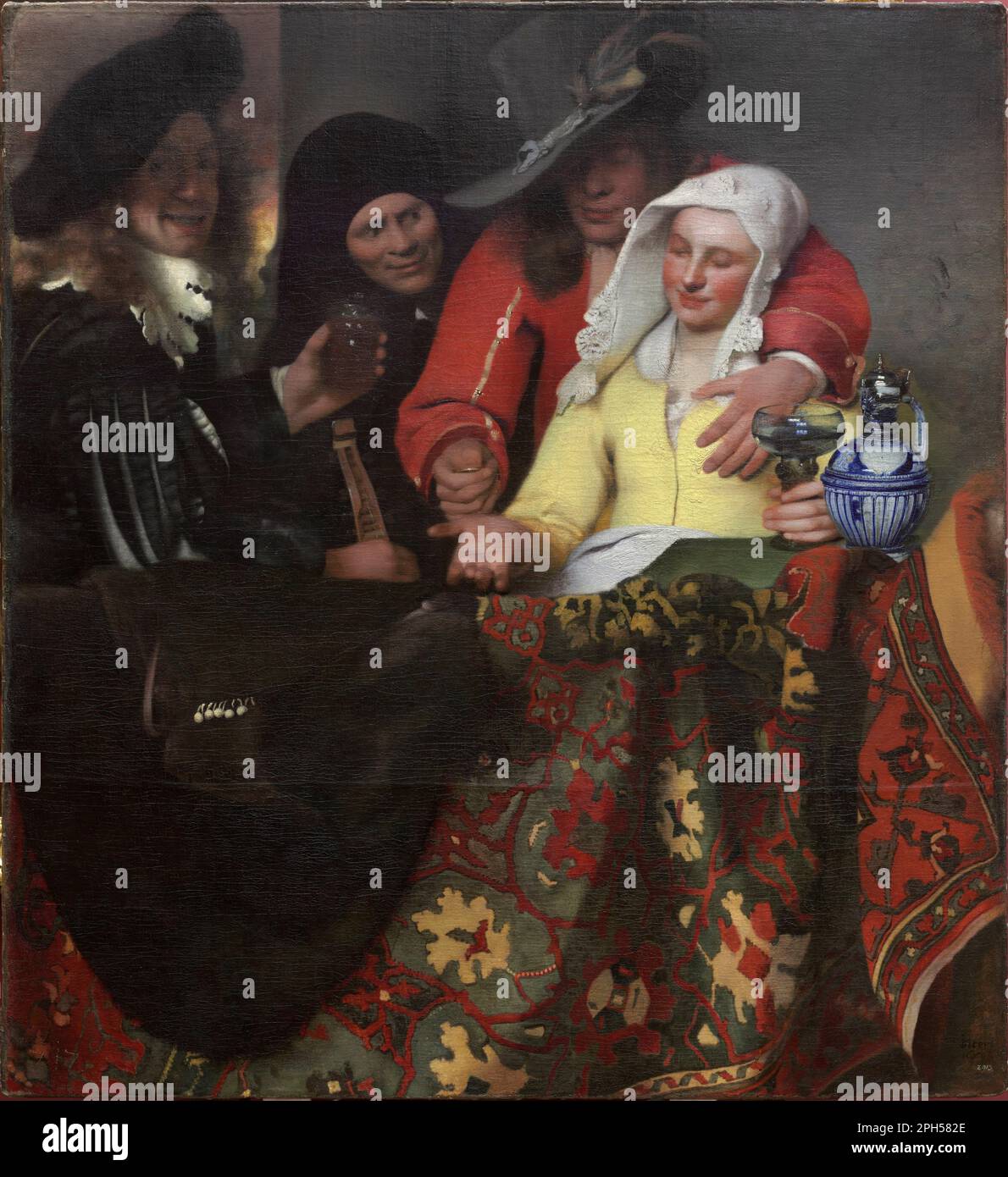 The Procuress 1656 by Johannes Vermeer Stock Photo - Alamy