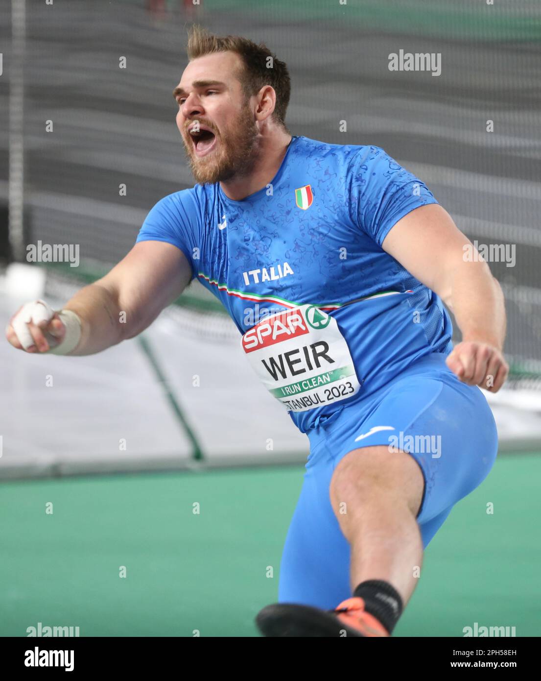 Zane WEIR of Italy Shot Put Men Final during the European Athletics ...