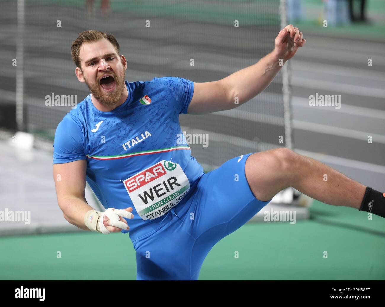 Zane WEIR of Italy Shot Put Men Final during the European Athletics ...