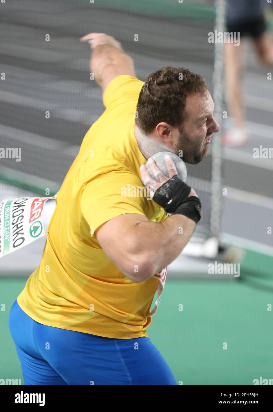 Roman KOKOSHKO of Ukraine Shot Put Men Final during the European ...