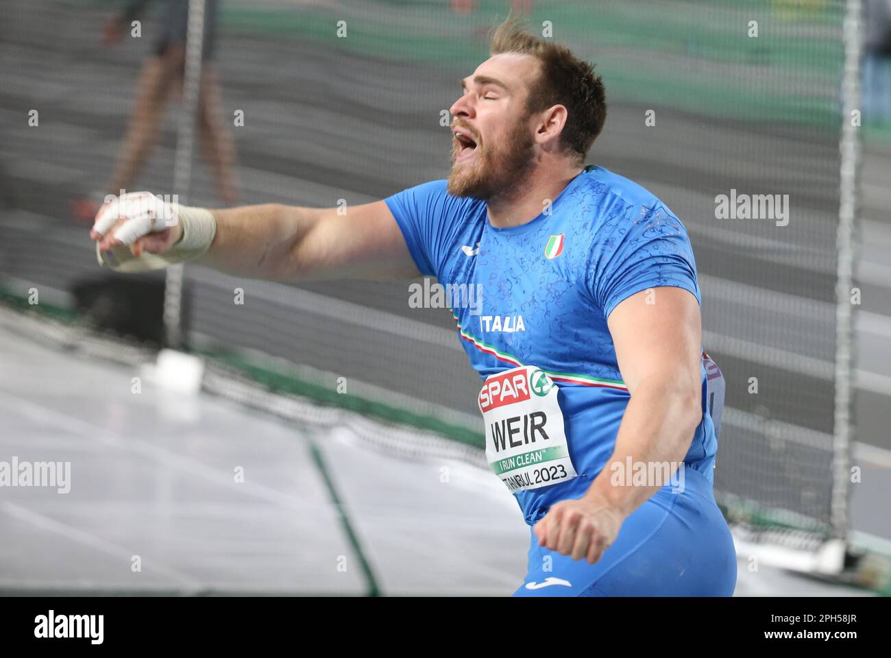Zane WEIR of Italy Shot Put Men Final during the European Athletics ...