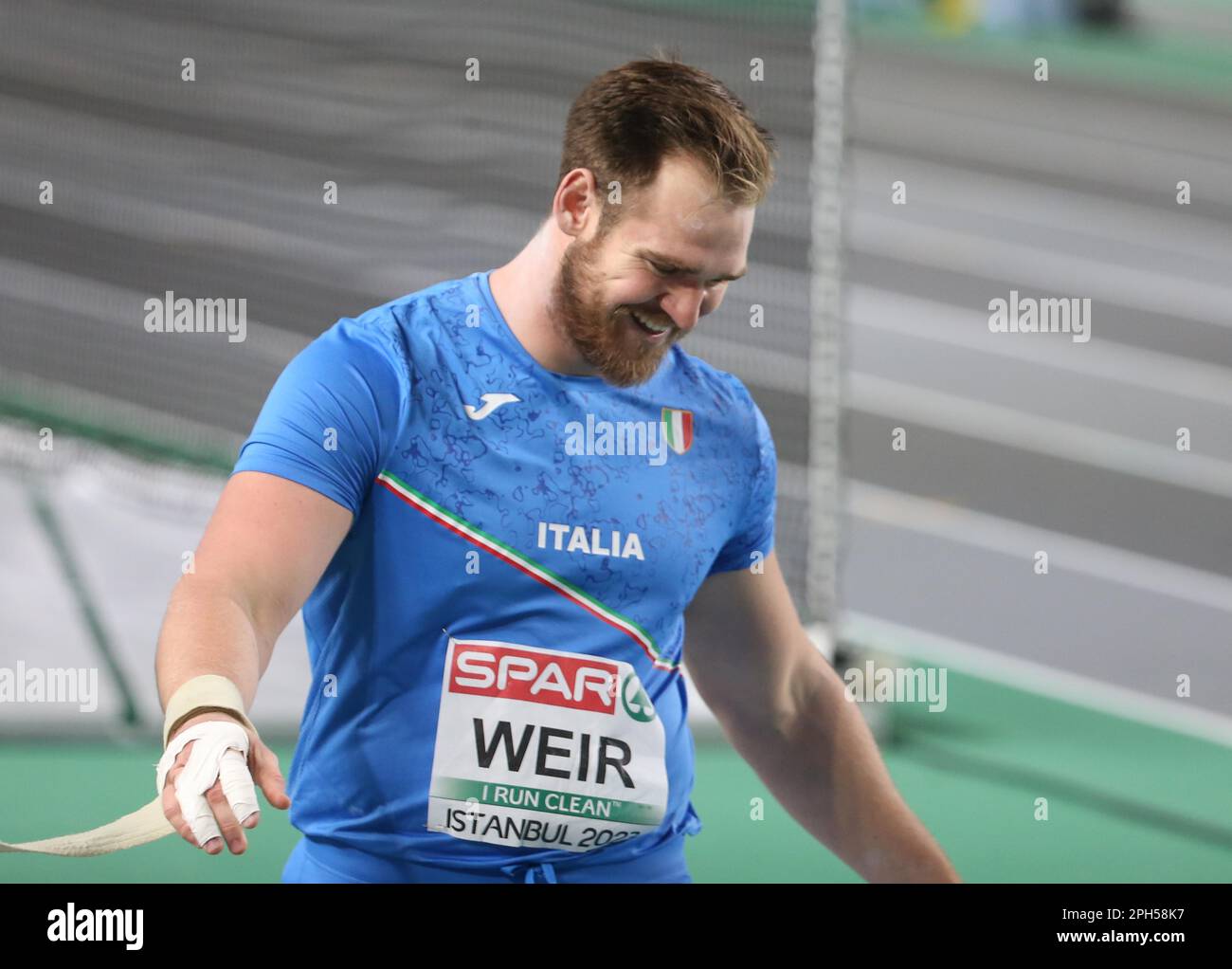 Zane WEIR of Italy Shot Put Men Final during the European Athletics ...