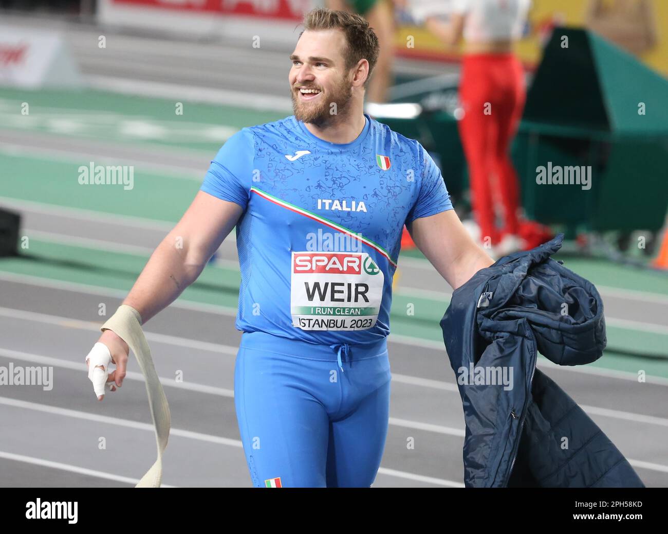 Zane WEIR of Italy Shot Put Men Final during the European Athletics ...