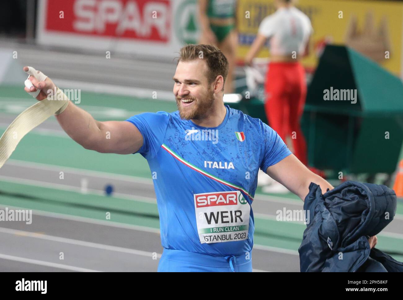 Zane WEIR of Italy Shot Put Men Final during the European Athletics ...