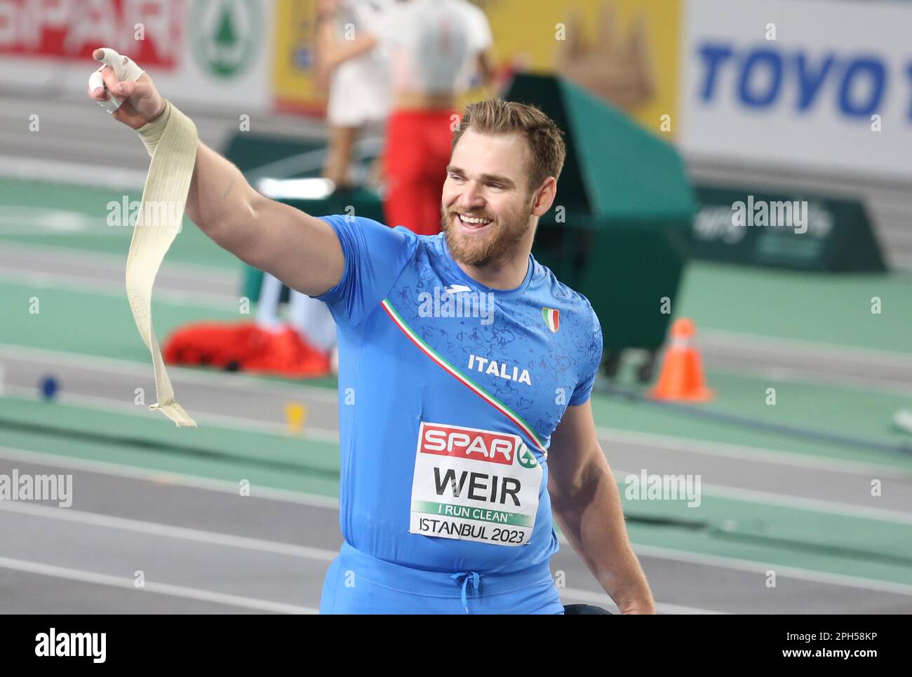 Zane WEIR of Italy Shot Put Men Final during the European Athletics ...