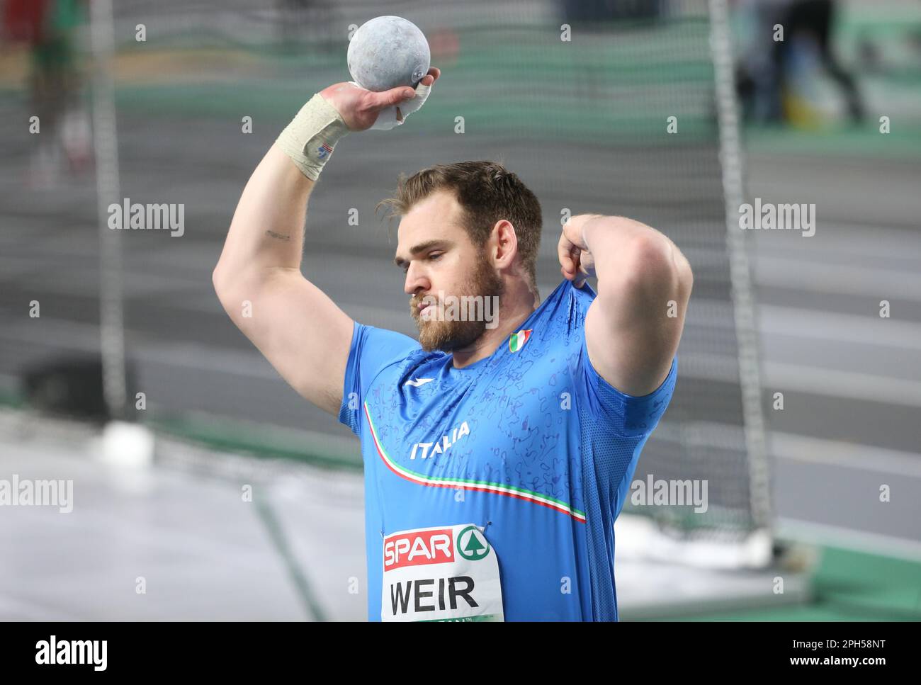 Zane WEIR of Italy Shot Put Men Final during the European Athletics ...