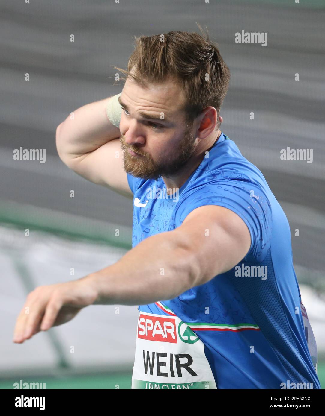 Zane WEIR of Italy Shot Put Men Final during the European Athletics ...
