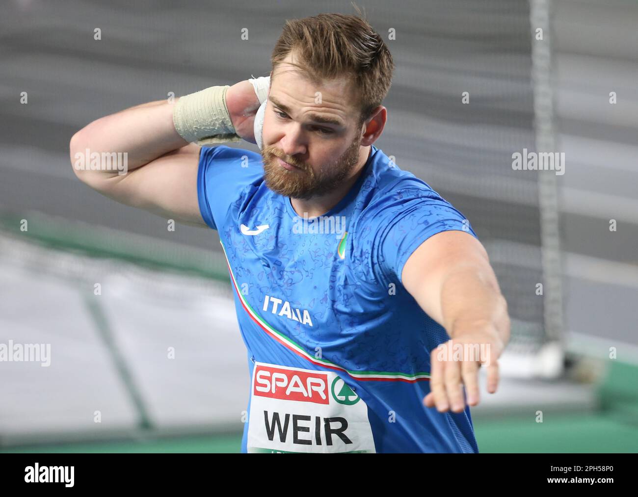 Zane WEIR of Italy Shot Put Men Final during the European Athletics ...