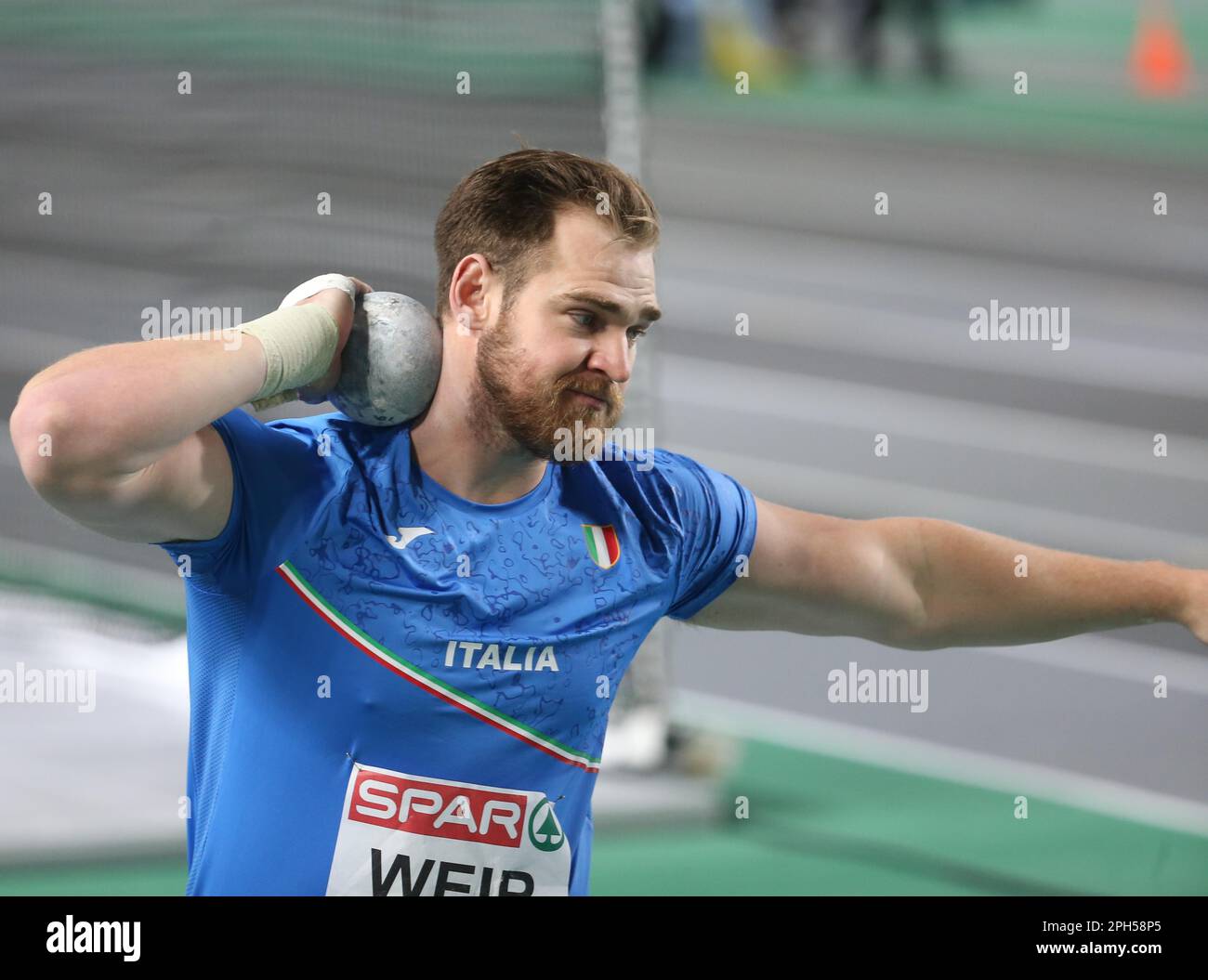 Zane WEIR of Italy Shot Put Men Final during the European Athletics ...