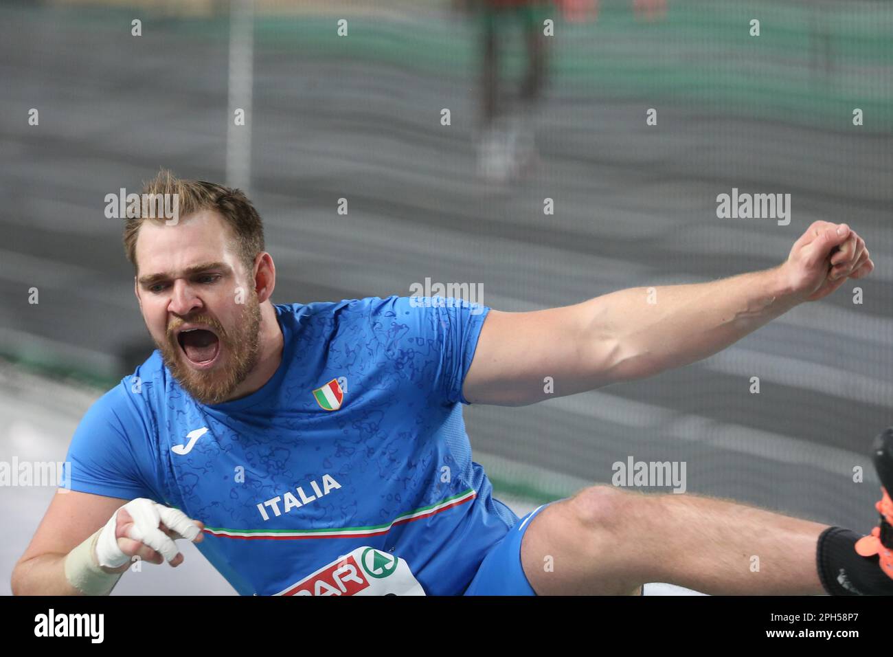 Zane WEIR of Italy Shot Put Men Final during the European Athletics ...