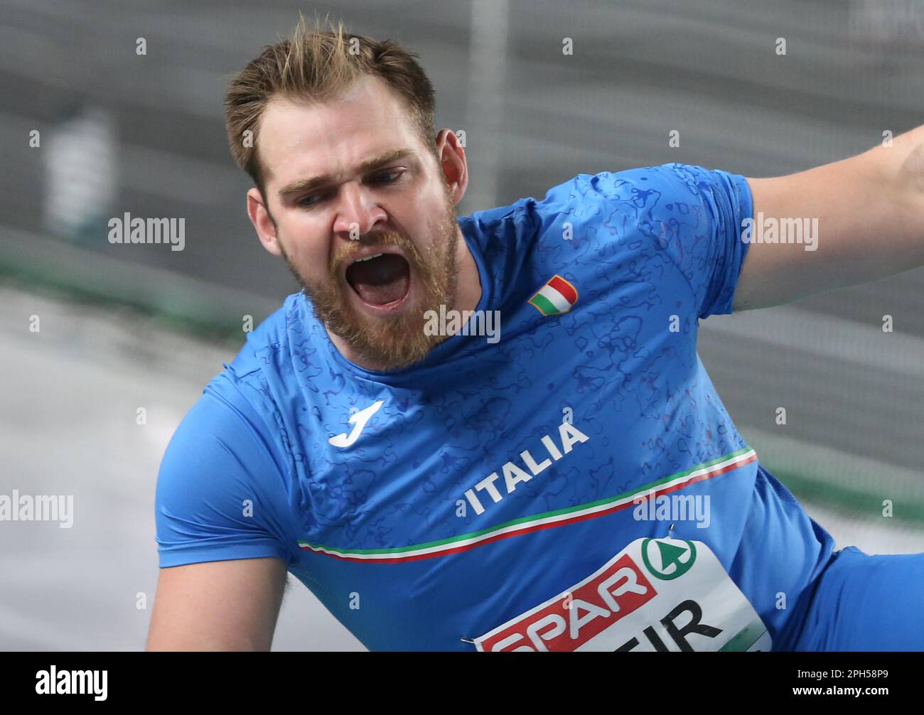 Zane WEIR of Italy Shot Put Men Final during the European Athletics ...