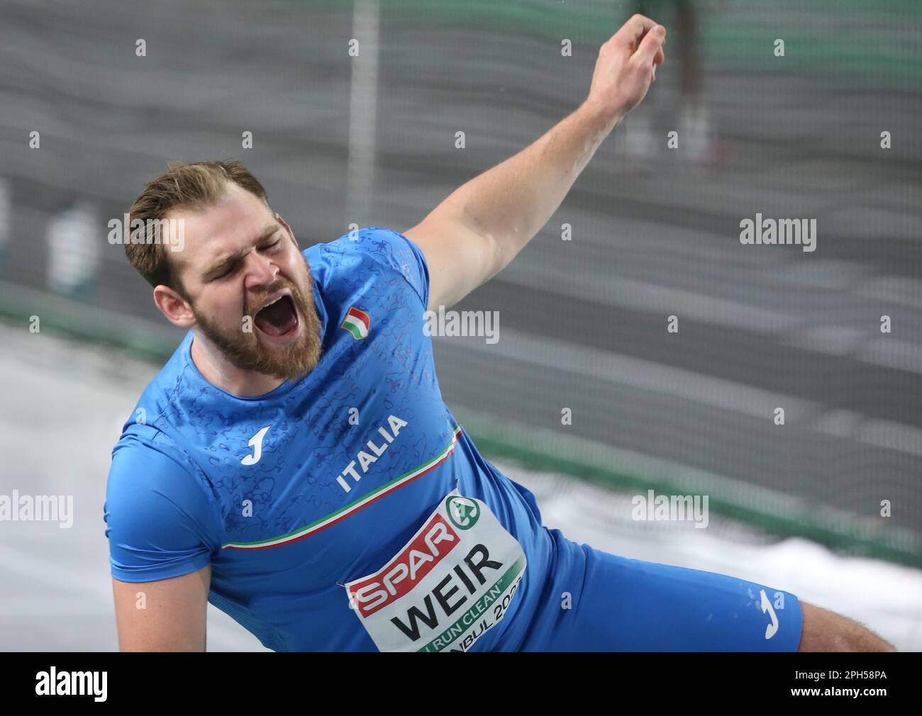 Zane WEIR of Italy Shot Put Men Final during the European Athletics ...