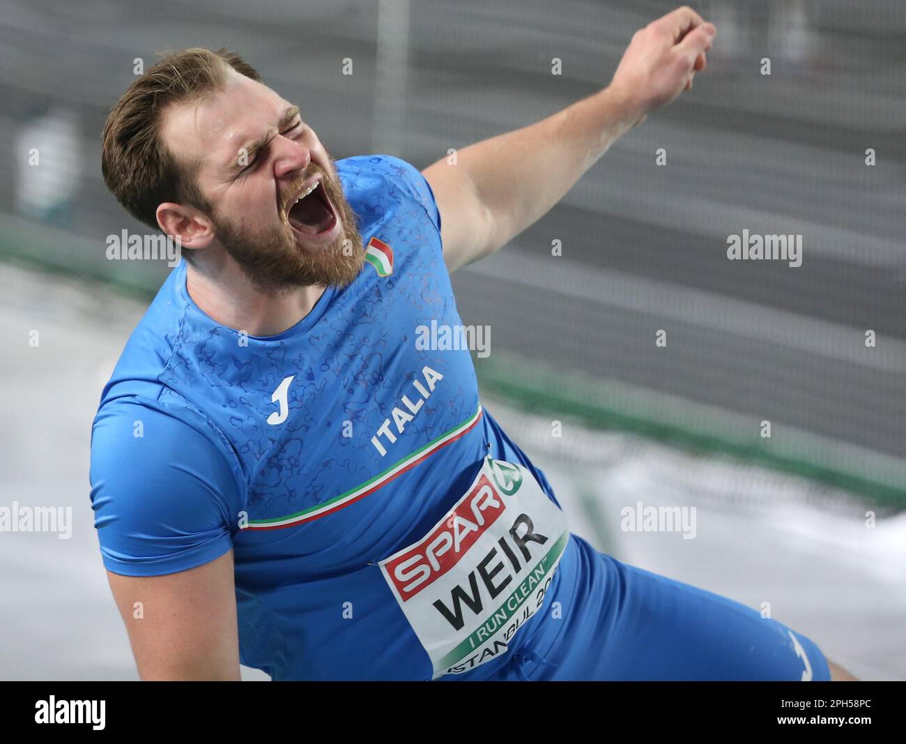 Zane WEIR of Italy Shot Put Men Final during the European Athletics ...