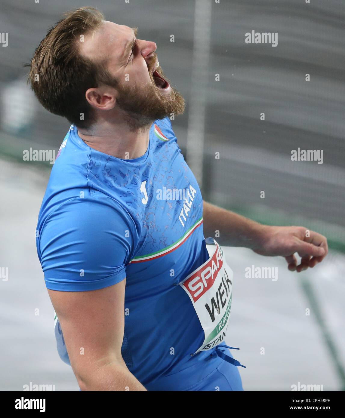Zane WEIR of Italy Shot Put Men Final during the European Athletics ...