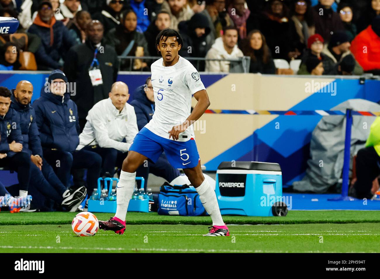 Jules Kounde of France during the UEFA Euro 2024, European Qualifiers ...