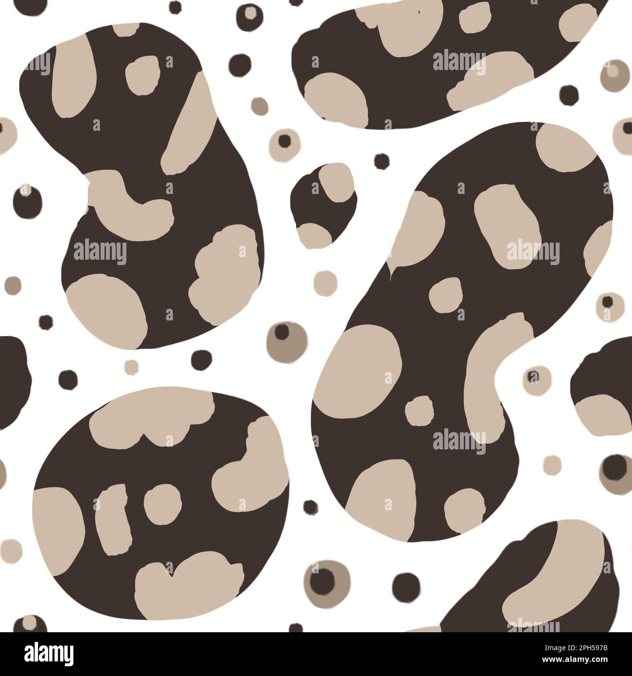 Abstract fashion design from shapes. Seamless creative pattern. Fashion ...
