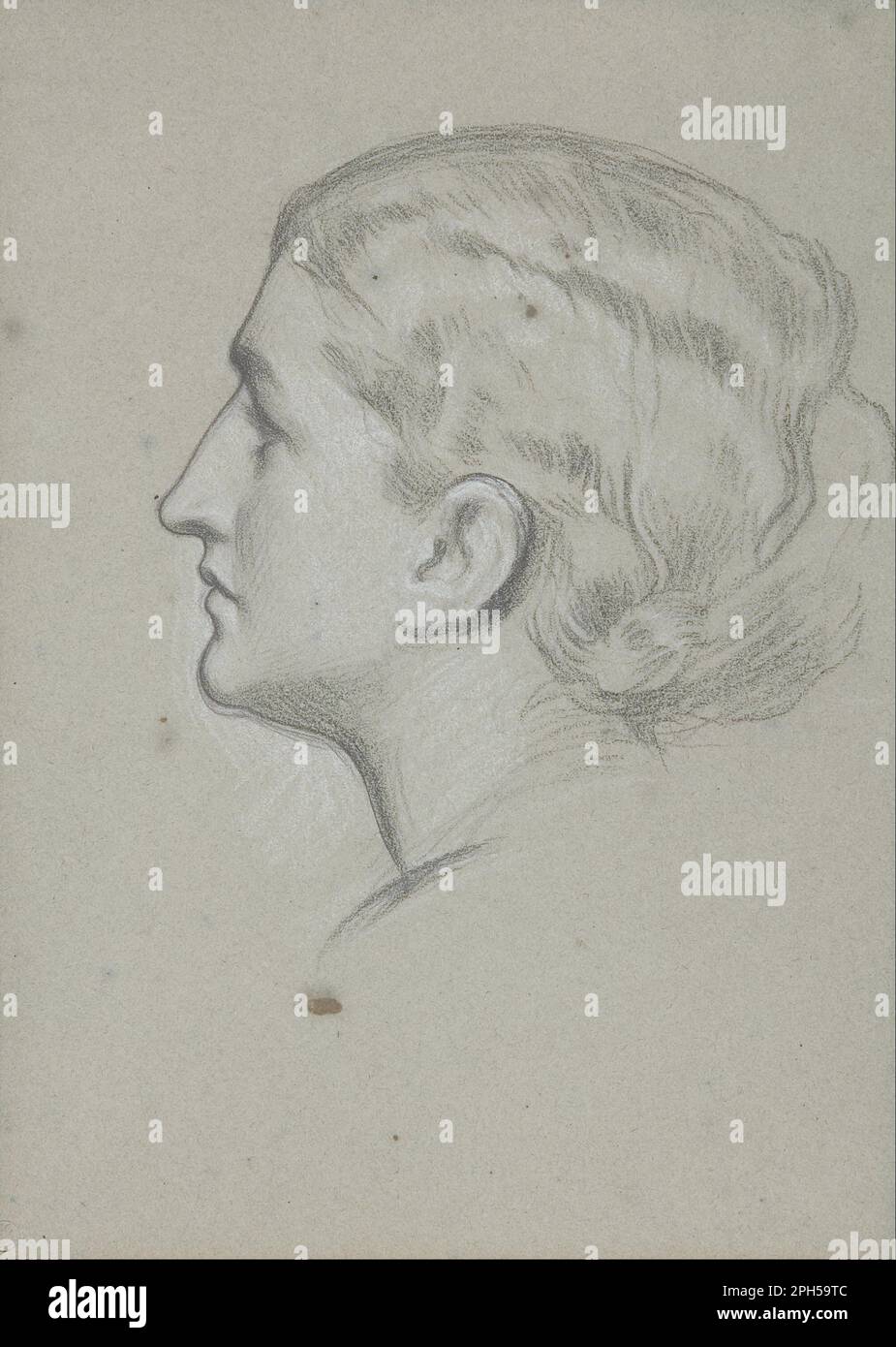 Study of a woman's head for the painting 'A noble lady of Venice' circa ...