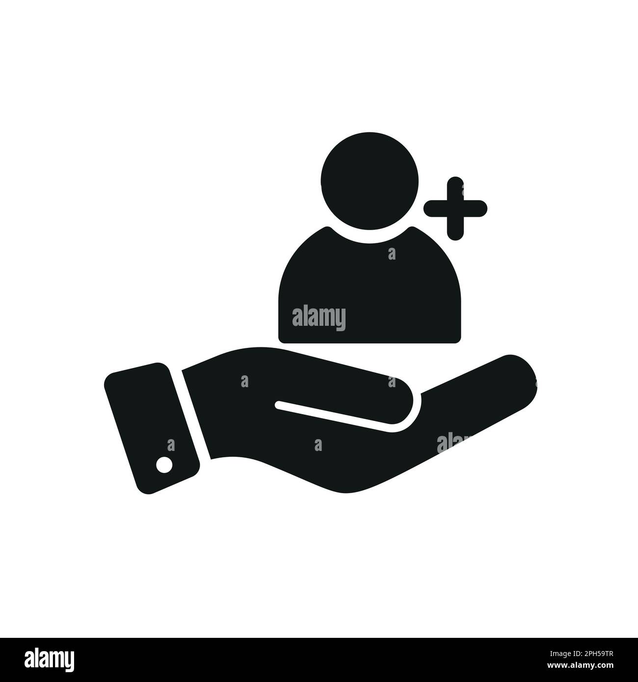 Premium quality customer service icon vector. People group with 5 stars ...