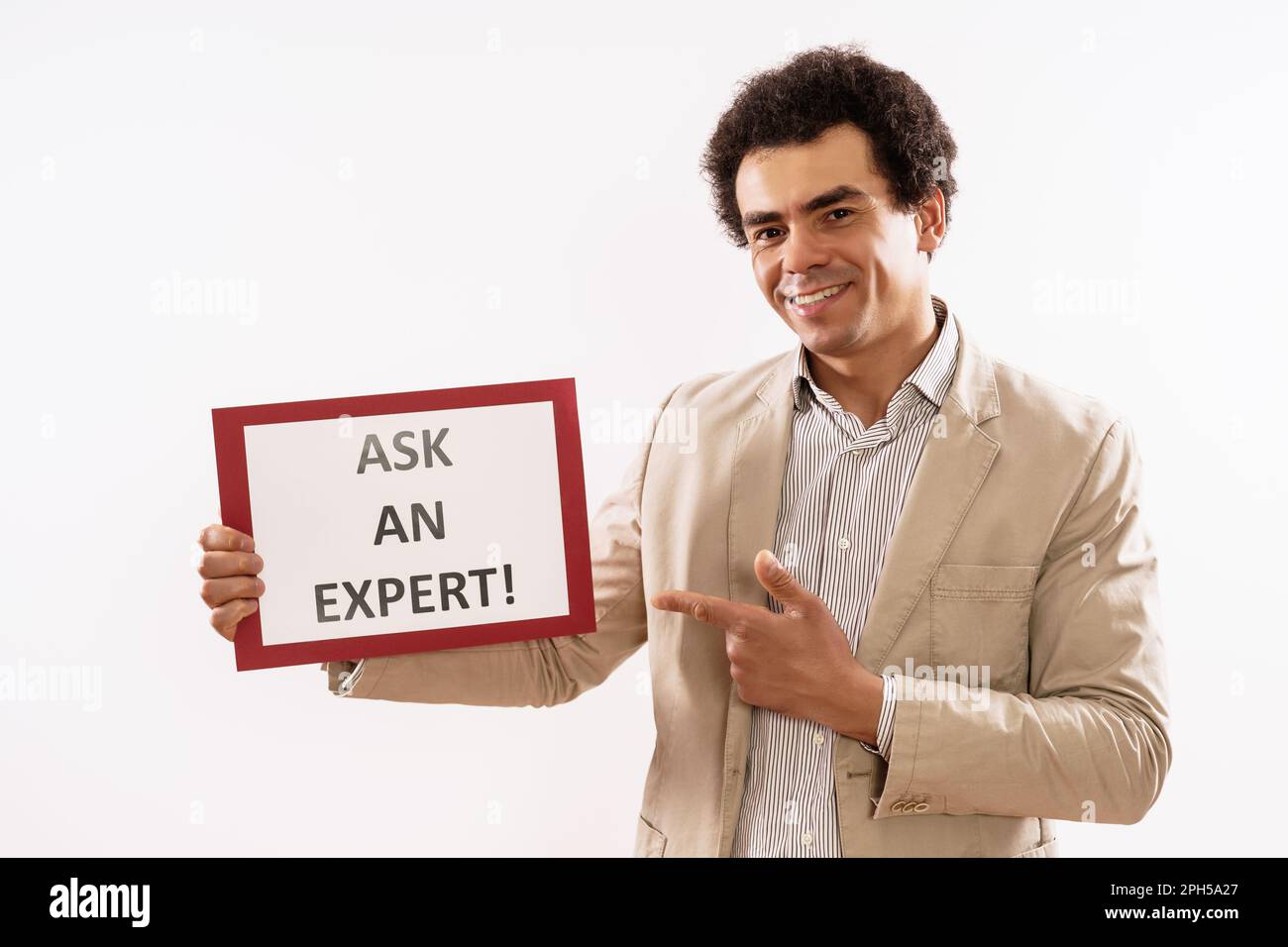 Businessman asking help hi-res stock photography and images - Alamy