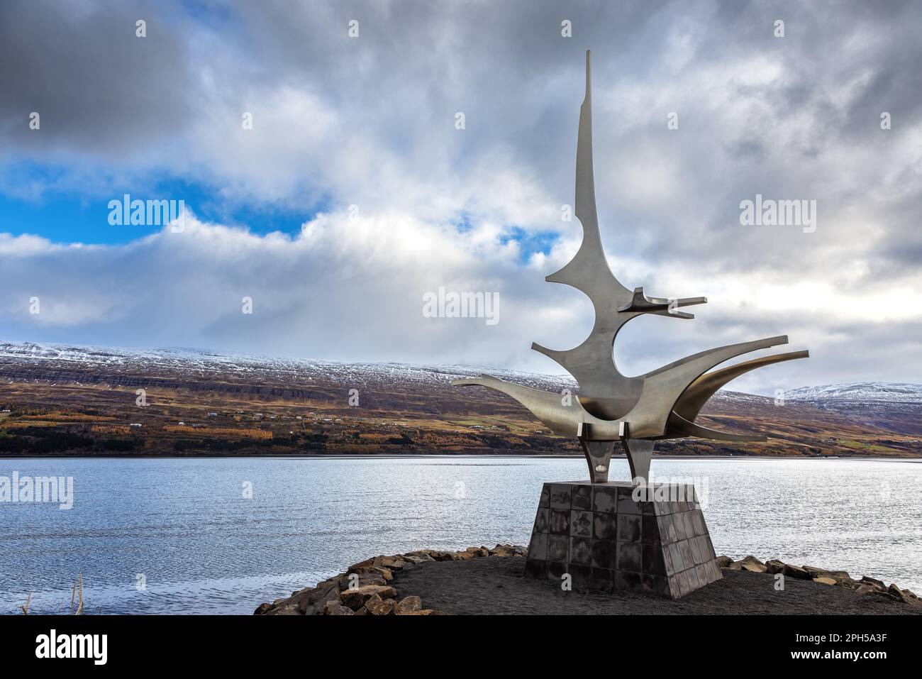Akureyri, Iceland - 16 October 2021: Sigling, meaning sailing or voyage ...