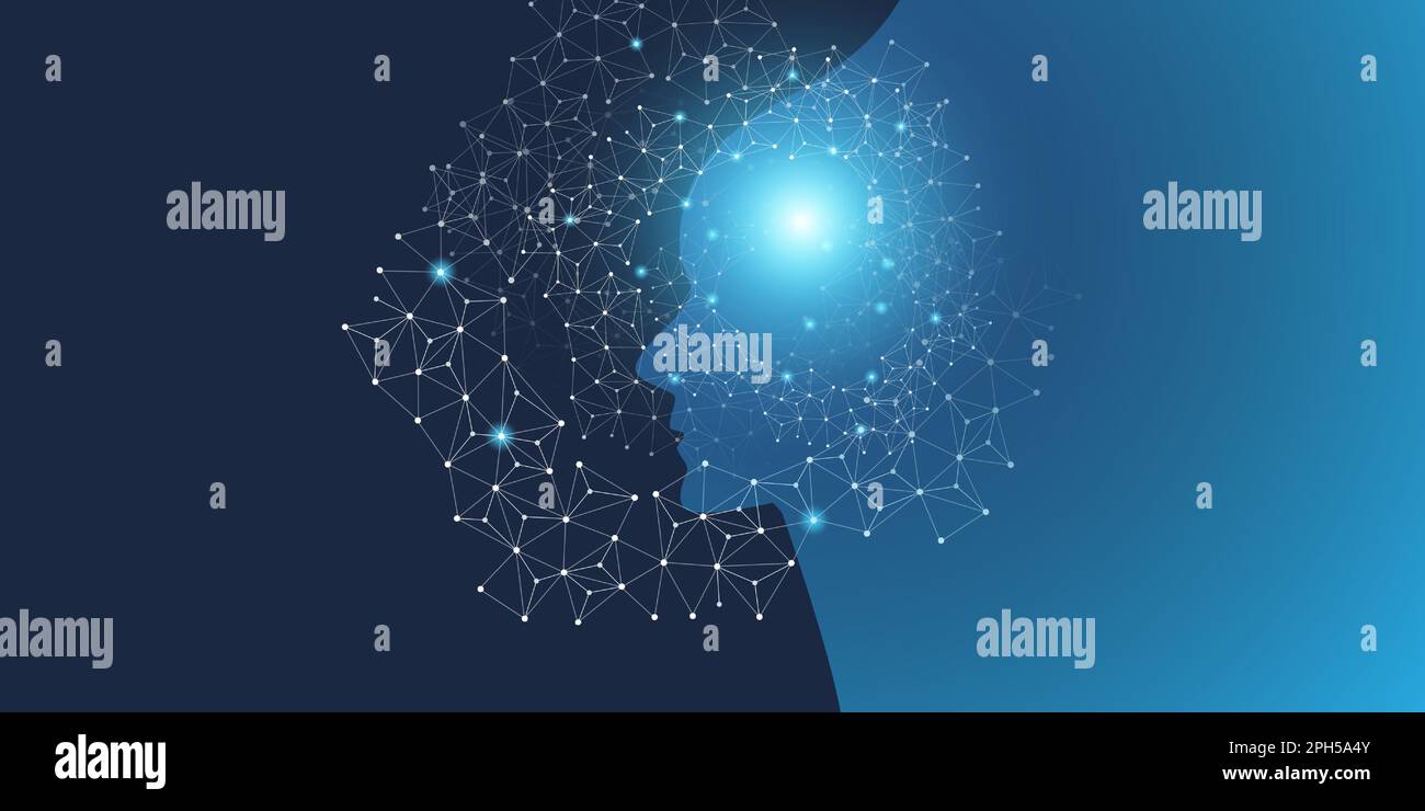 Machine Learning, Artificial Intelligence, Cloud Computing and Networks Design Concept with ...