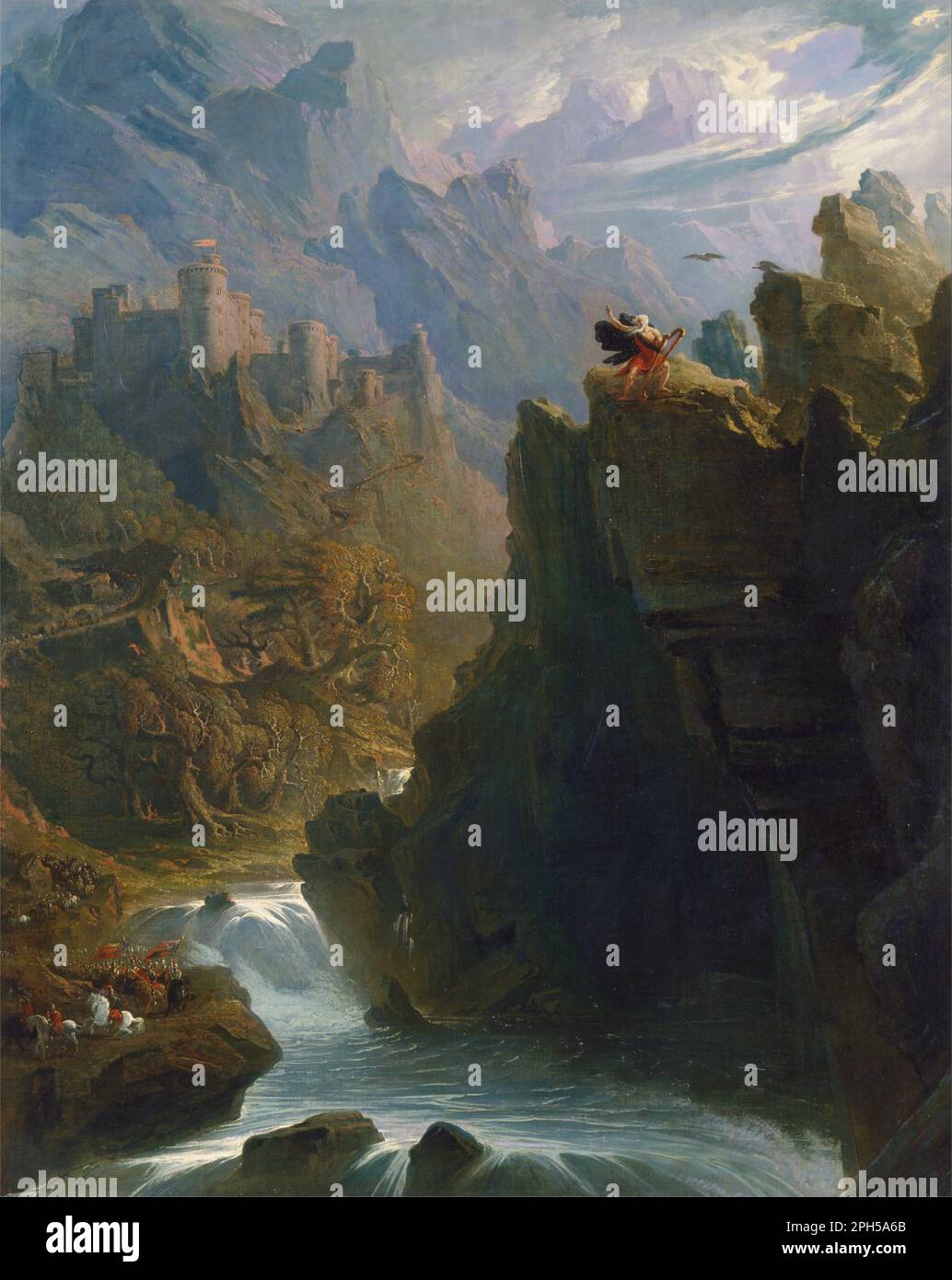 The Bard circa 1817 by John Martin Stock Photo - Alamy