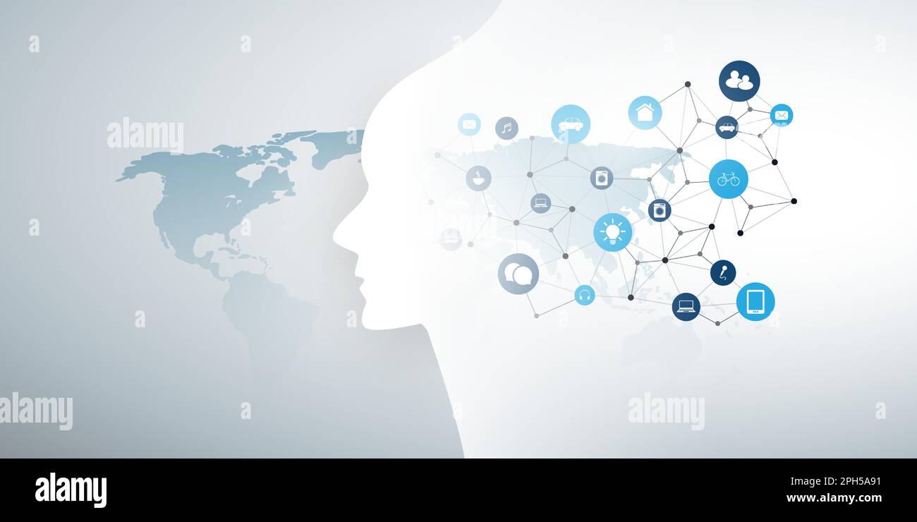 Modern Style Futuristic Machine Learning, Artificial Intelligence ...