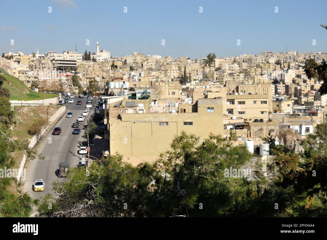 View of Amman from the Citadel, Amman, Jordan Stock Photo - Alamy