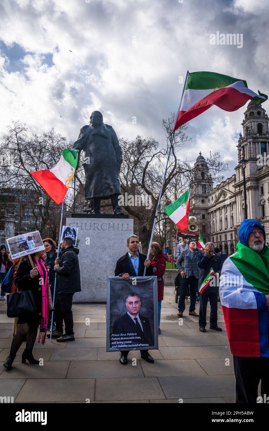 Iranian pro-democracy protest against the autocratic Islamist ...