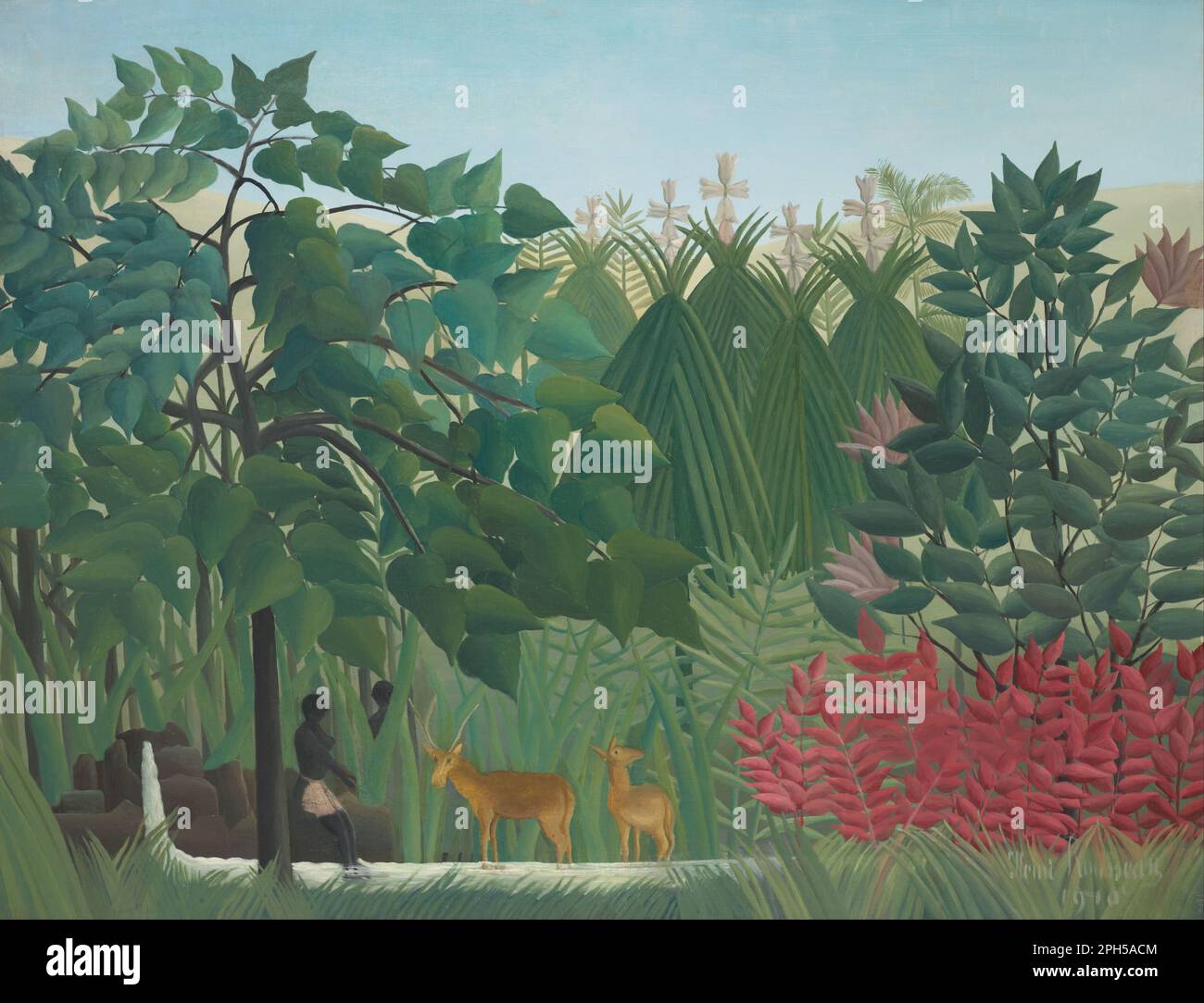 Henri rousseau waterfall hi-res stock photography and images - Alamy