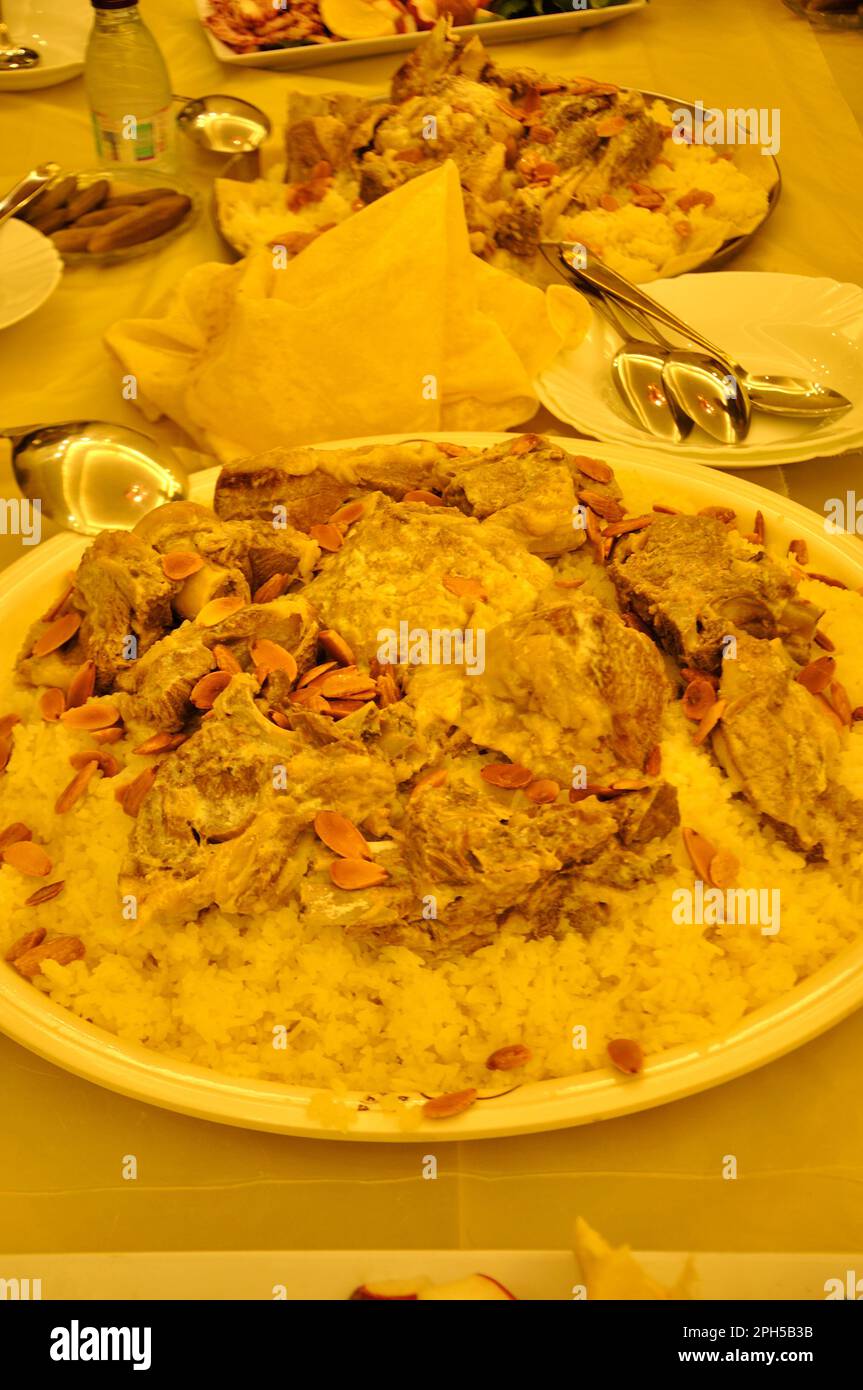 Mansaf, Amman, Jordan Stock Photo - Alamy